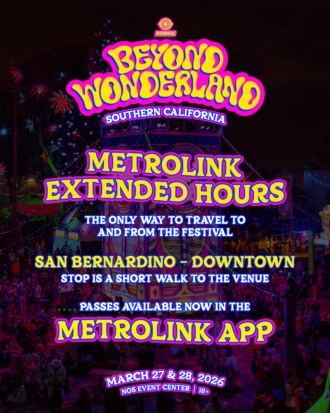 Insomniac Beyond Wonderland SoCal 2026